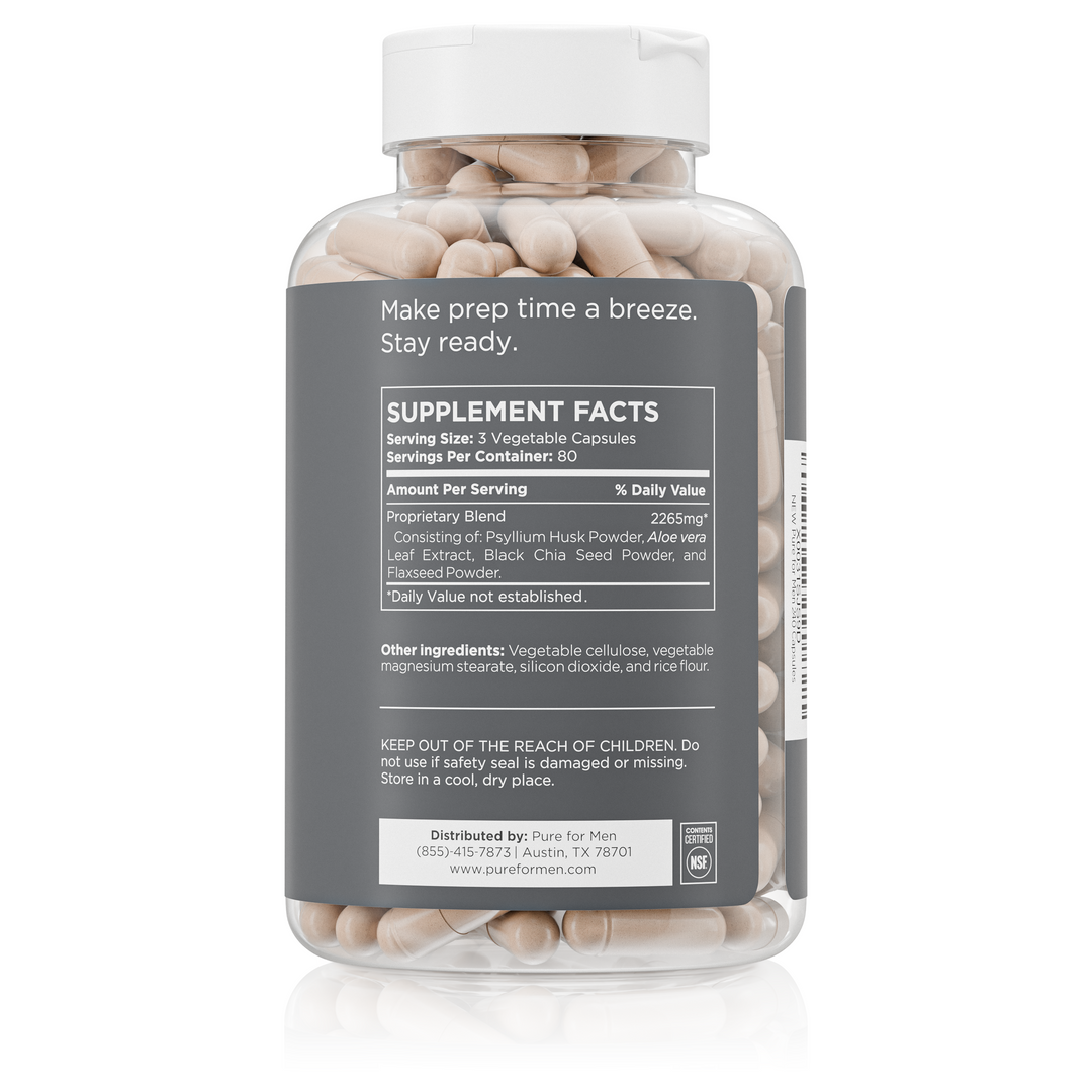 Pure for Men | The Original Cleanliness Fiber Supplement | Stay Ready