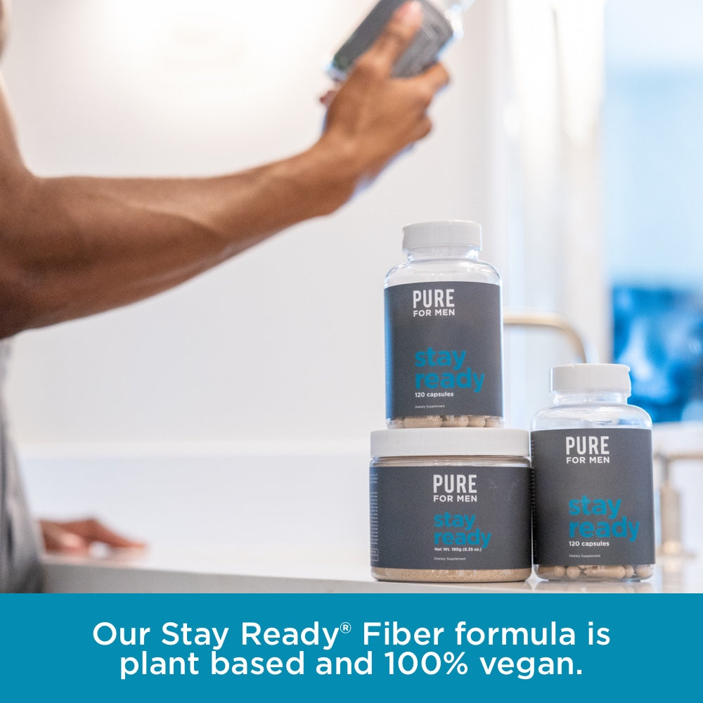 Vegan Fiber Digestive Capsules | Pure For Men – Pure for Men