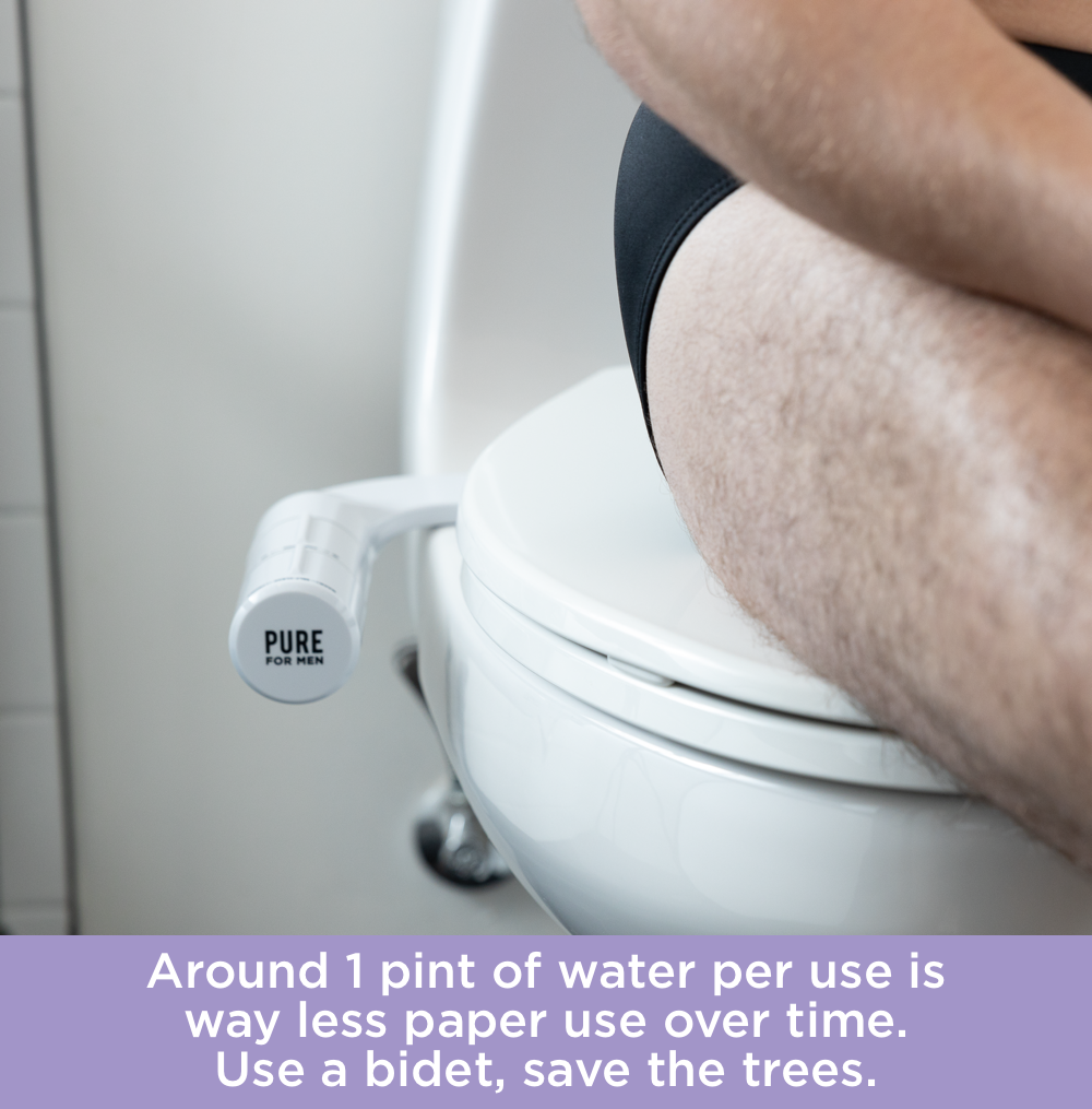 Adjustable Pressure Bidet for Optimal Hygiene | Pure for Men