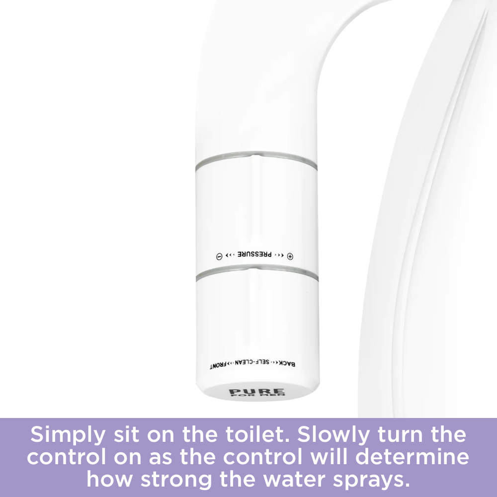 Adjustable Pressure Bidet for Optimal Hygiene | Pure for Men