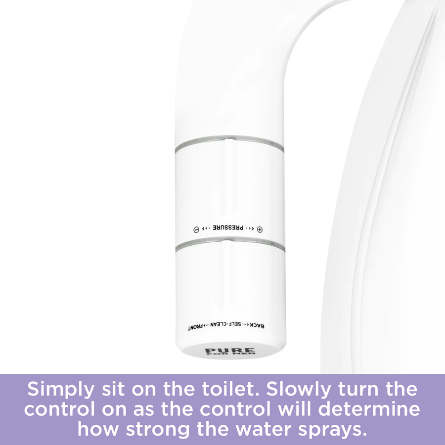 Adjustable Pressure Bidet for Optimal Hygiene | Pure for Men