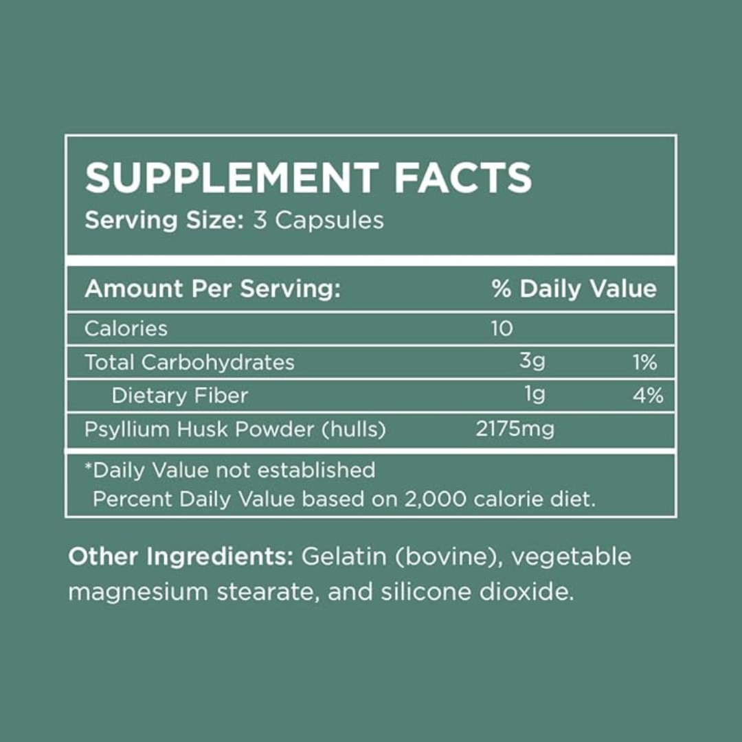 Psyllium Fiber Supplement 2,175 mg | Pure For Men – Pure for Men
