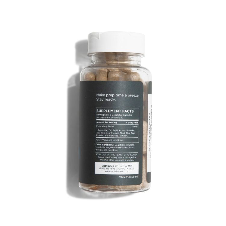 Pure for Men | The Original Cleanliness Fiber Supplement | Stay Ready